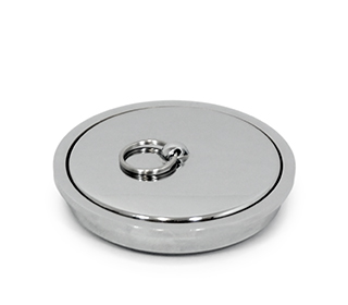 Tile Floor Waste Plug - 80mm Chrome on Brass | Allproof