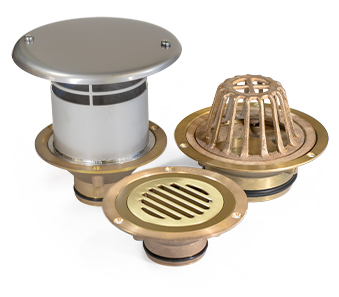 Small Bronze Roof Drains – Compact Drainage | Allproof